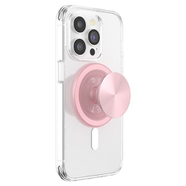 PopSockets PopGrip MagSafe Round - Aluminum Dusty Rose ...
