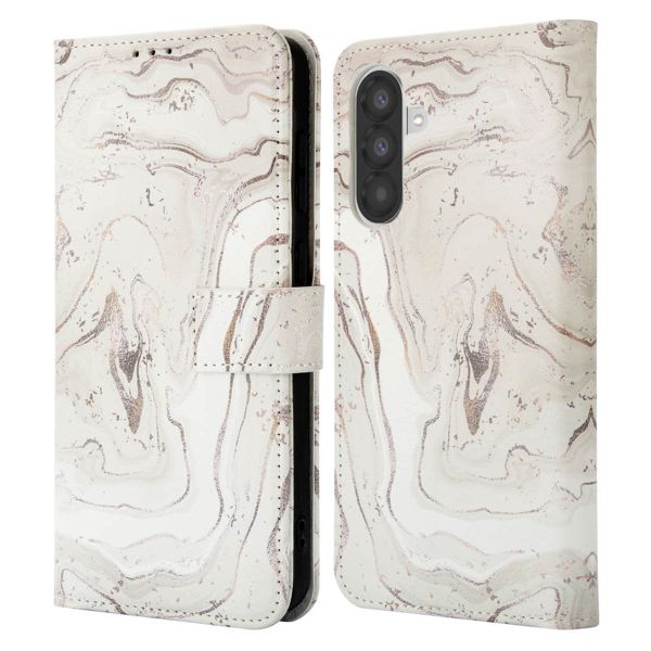 imoshion Design Bookcase voor de Samsung Galaxy A26 - Sandy Marble | Smartphonehoesjes.nl