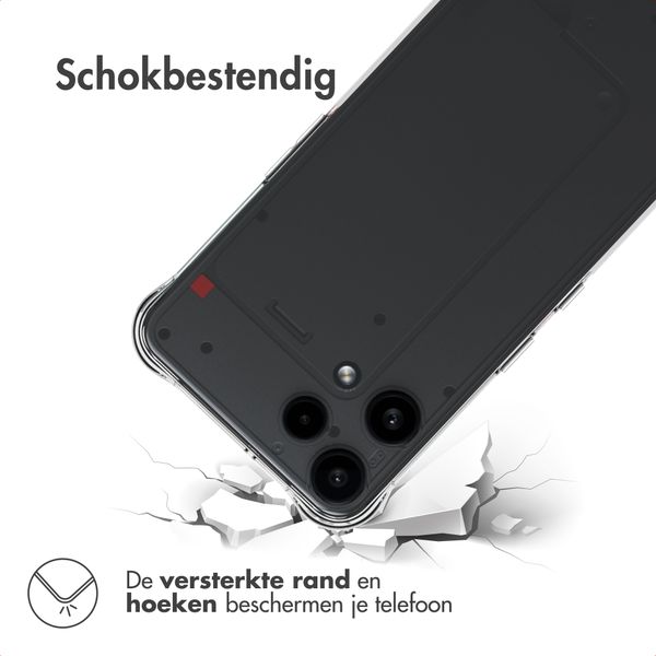 imoshion Shockproof Case voor de Nothing Phone (3a) Lite - Transparant