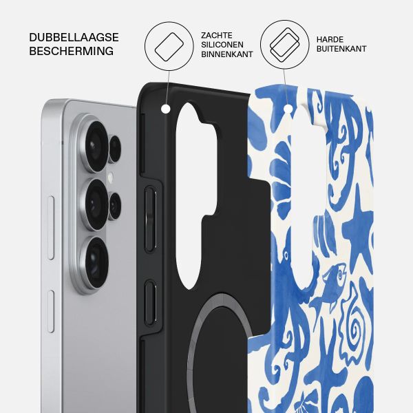 Burga Tough Backcover MagSafe voor de Samsung Galaxy S26 Ultra - Nera