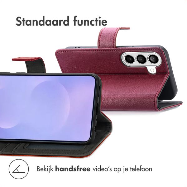imoshion Luxe Bookcase voor de Samsung Galaxy S26 Plus - Bordeaux