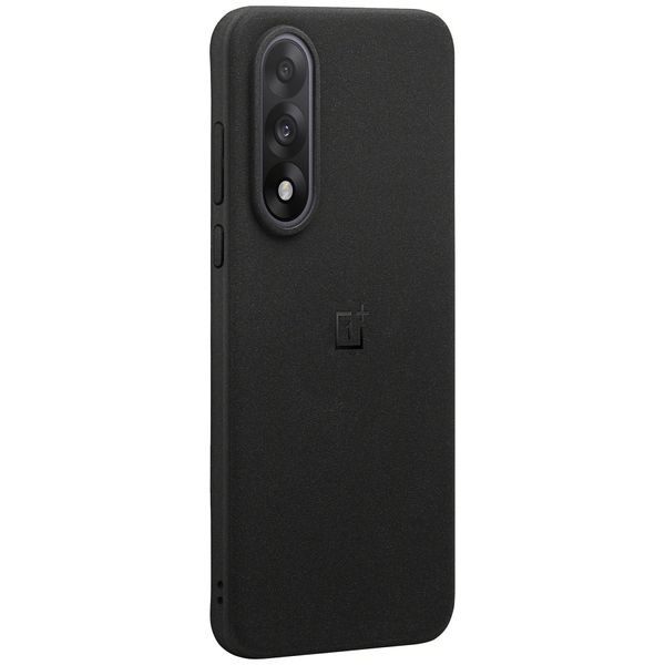 OnePlus Sandstone Protective Backcover voor de OnePlus Nord 5 - Zwart