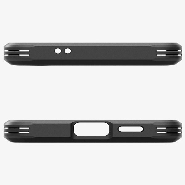 Spigen Tough Armor Backcover voor de Samsung Galaxy S24 - Black | Smartphonehoesjes.nl