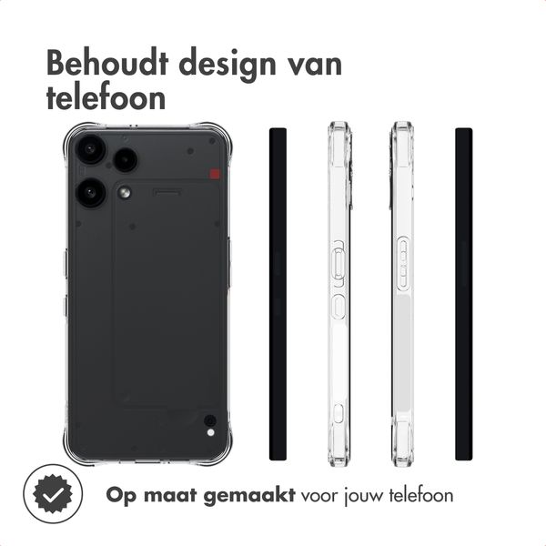 imoshion Shockproof Case voor de Nothing Phone (3a) Lite - Transparant