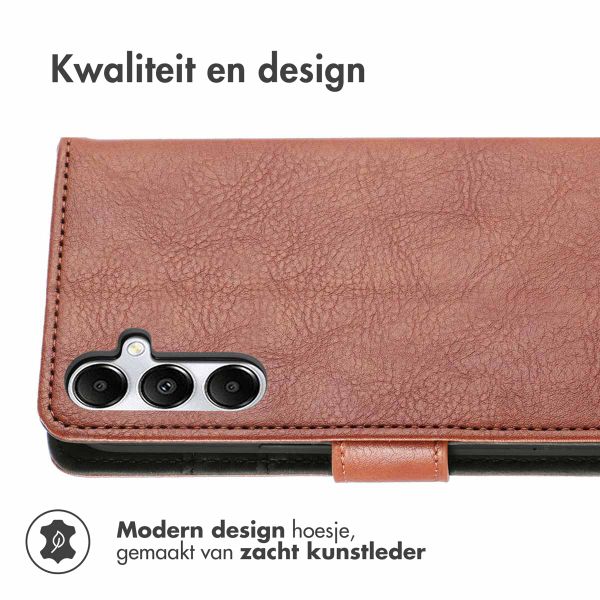 imoshion Luxe Bookcase voor de Samsung Galaxy A26 - Bruin | Smartphonehoesjes.nl