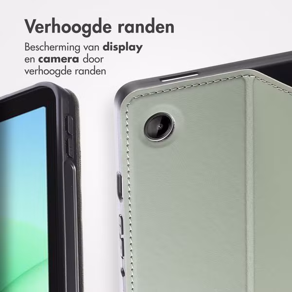 Accezz Classic Tablet Case voor de Samsung Galaxy Tab A11 Plus - Groen