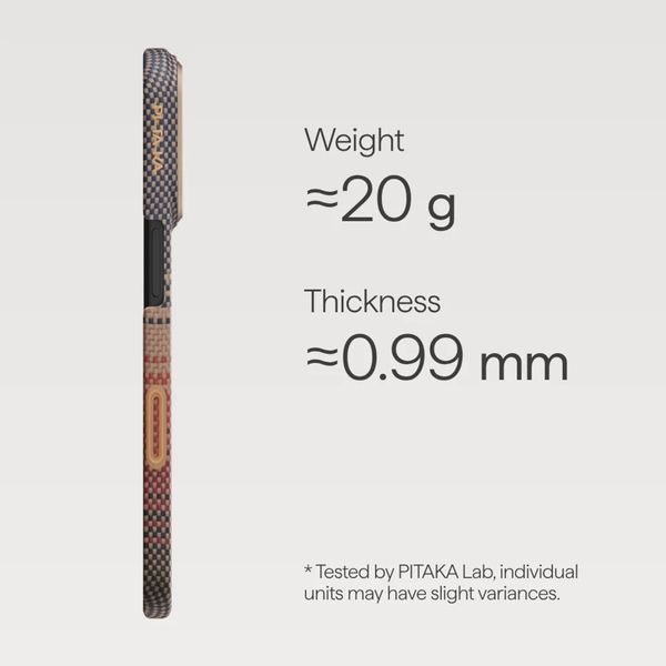 Pitaka Aramid ProGuard Backcover voor de Apple iPhone 17 Pro Max - Moonrise