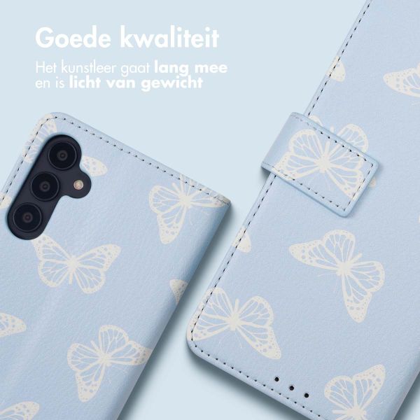 imoshion Design Bookcase voor de Samsung Galaxy A54 (5G) - Butterfly | Smartphonehoesjes.nl
